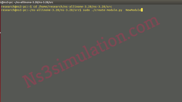 Functions of Modules in Ns3| Process of Installing Ns3 in New Module
