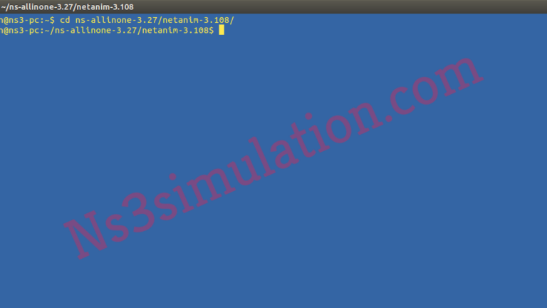 Implementation Of Netanim In Ns3