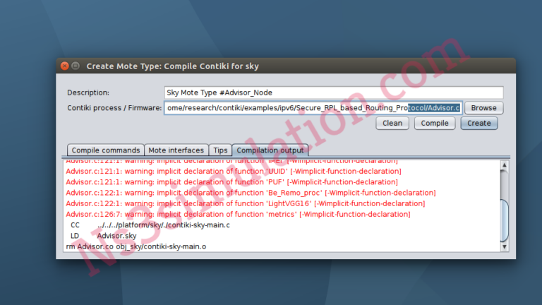 Code Using Cooja Simulator | Utilization of Cooja Simulator to Write Code