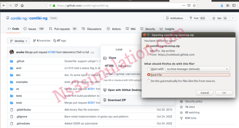Notable Process of Installing Contiki Ng