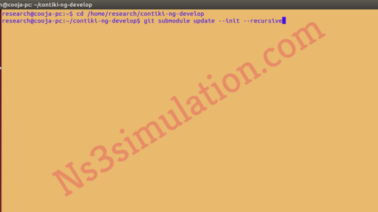Notable Process of Installing Contiki Ng
