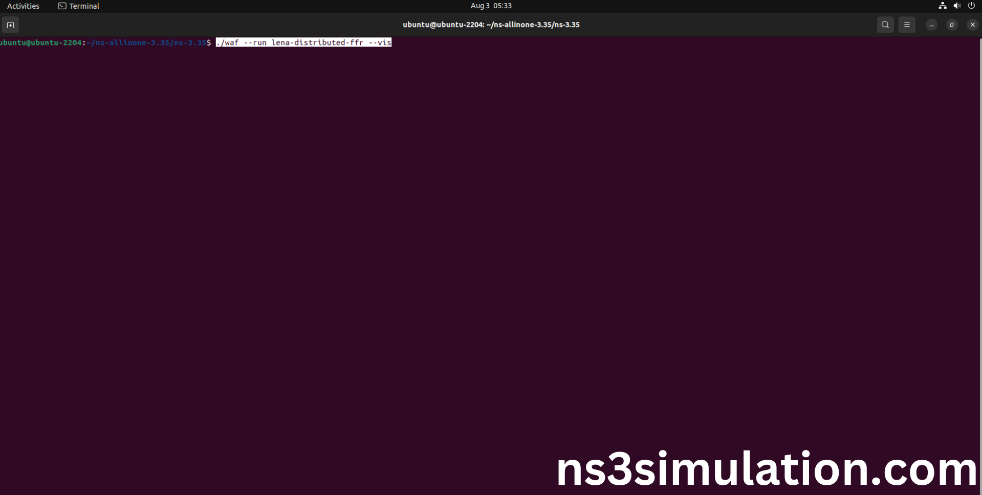 Executing the Example Lte-enb-net-device Program - Ns3 Projects