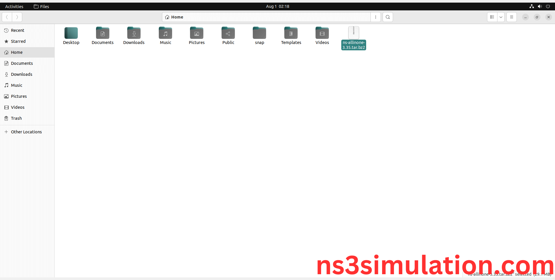 How to run NETANIM & PYVIZ packages in NS3