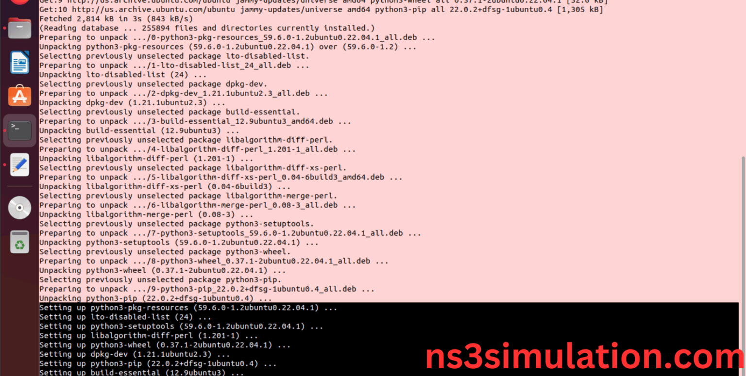 How to install NS 3.39 in UBUNTU