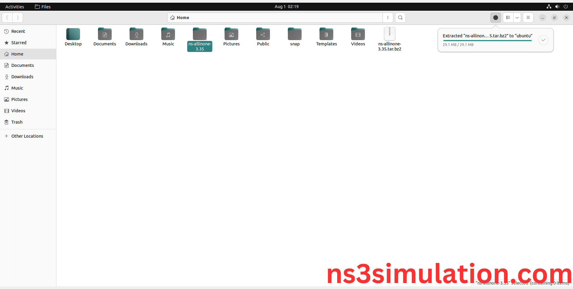 How to run NETANIM & PYVIZ packages in NS3