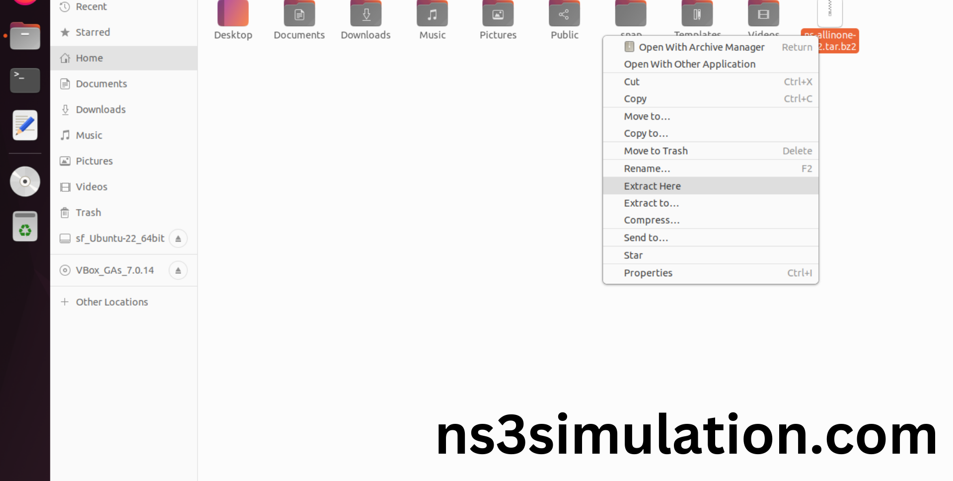 How to install NS 3.42 Ubuntu 22.04