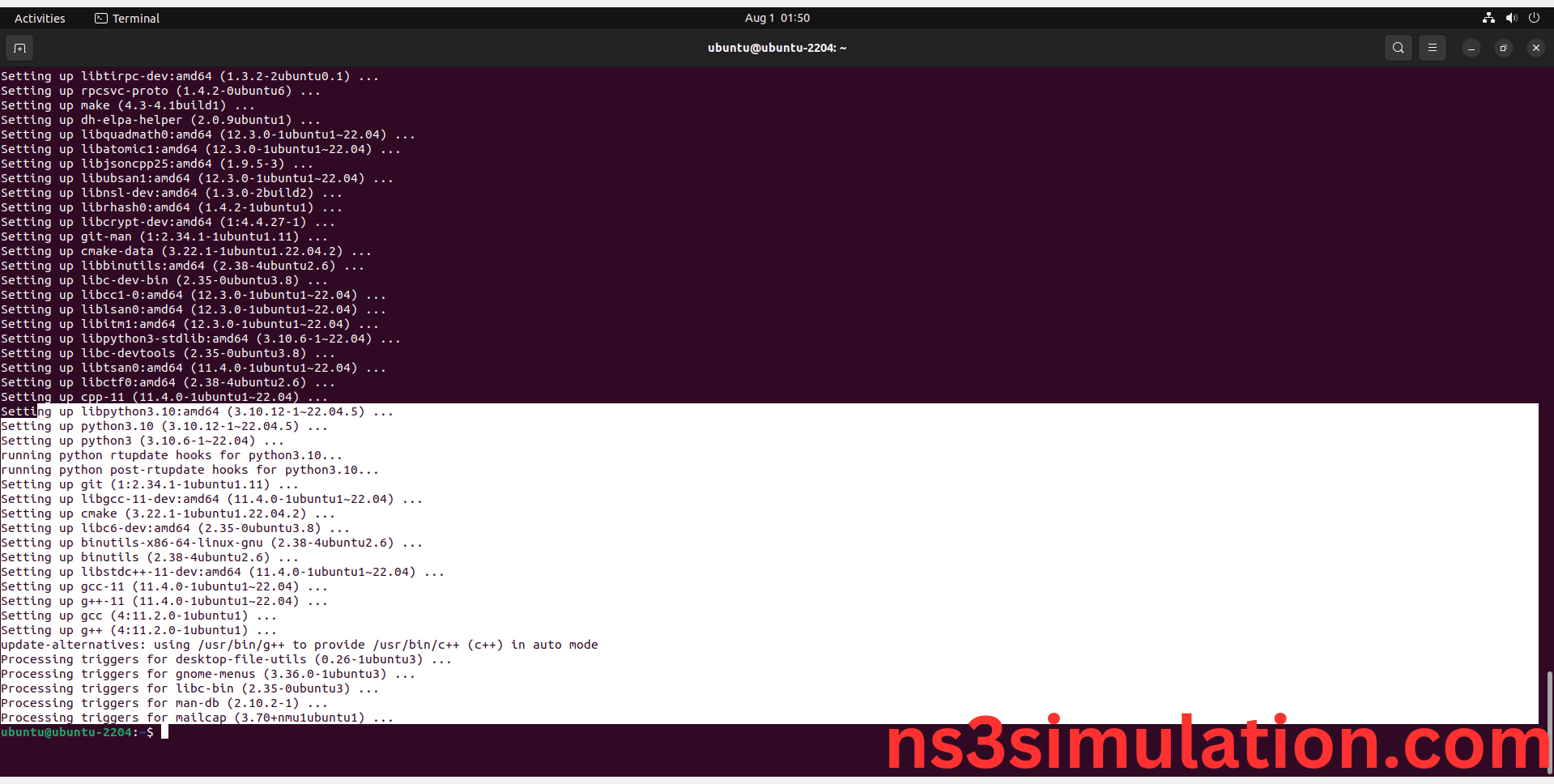 How To Run Netanim And Pyviz Packages In Ns3