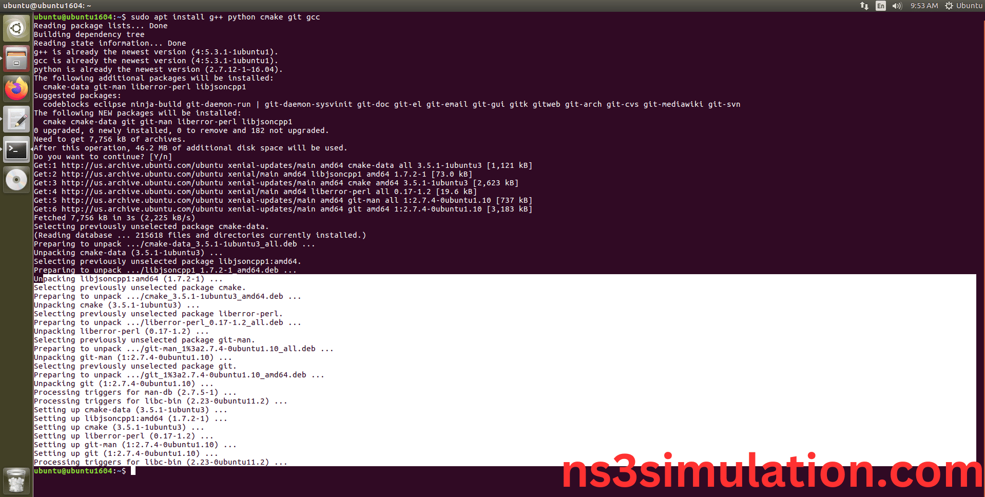 How to install NS 3.26 in UBUNTU