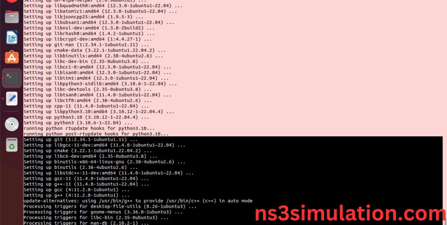 How to install NS 3.39 in UBUNTU