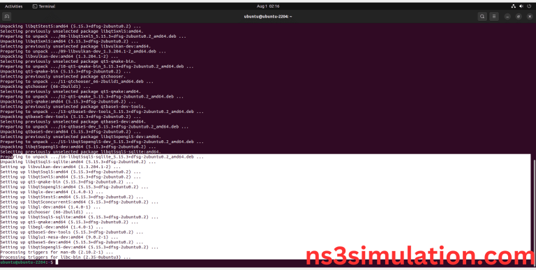 How to run NETANIM & PYVIZ packages in NS3
