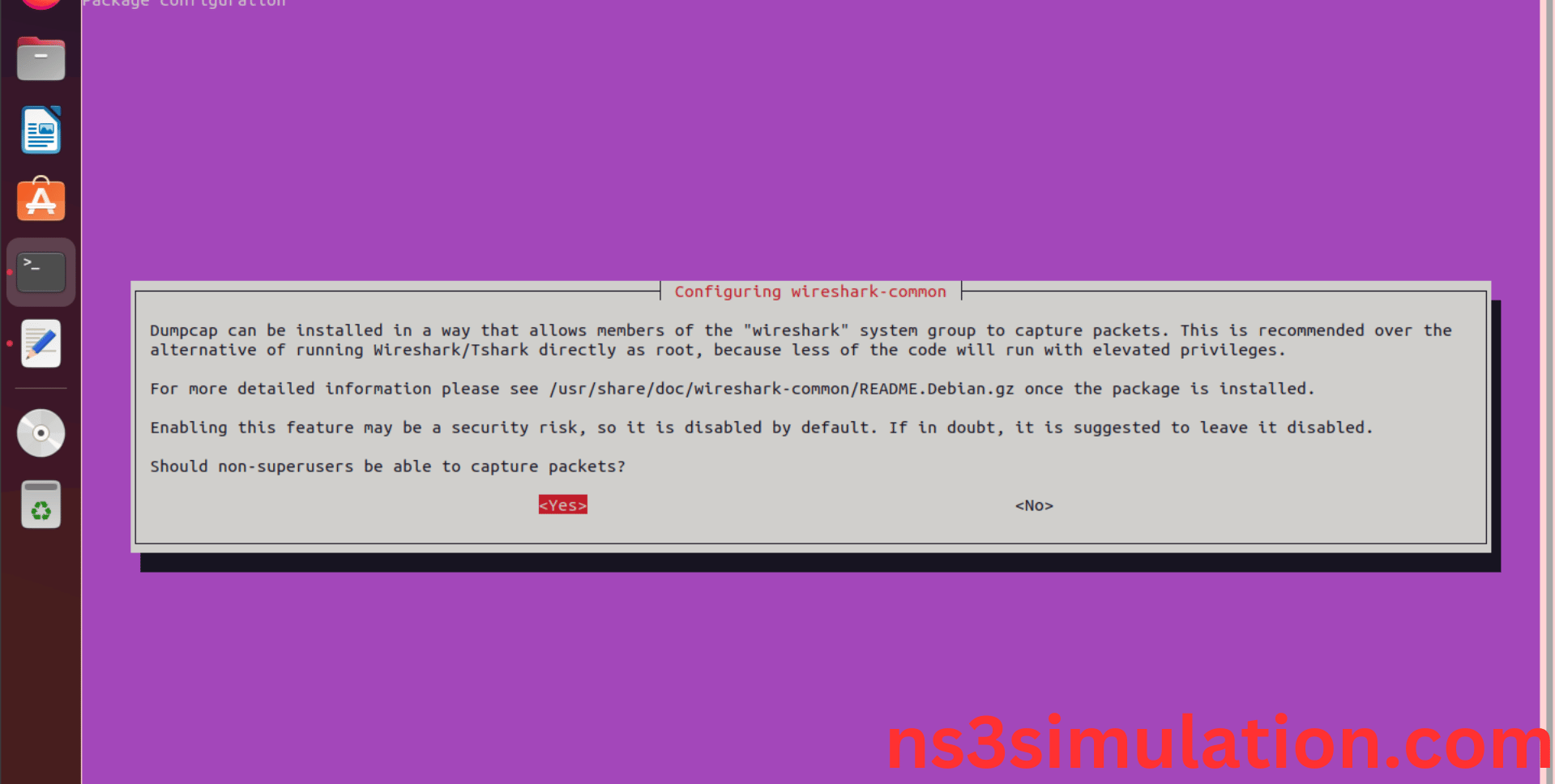 How to install NS 3.39 in UBUNTU