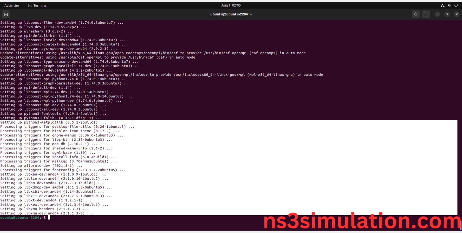 How to run NETANIM & PYVIZ packages in NS3