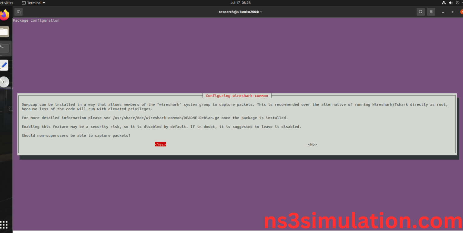 How to install NS 3.32 in UBUNTU