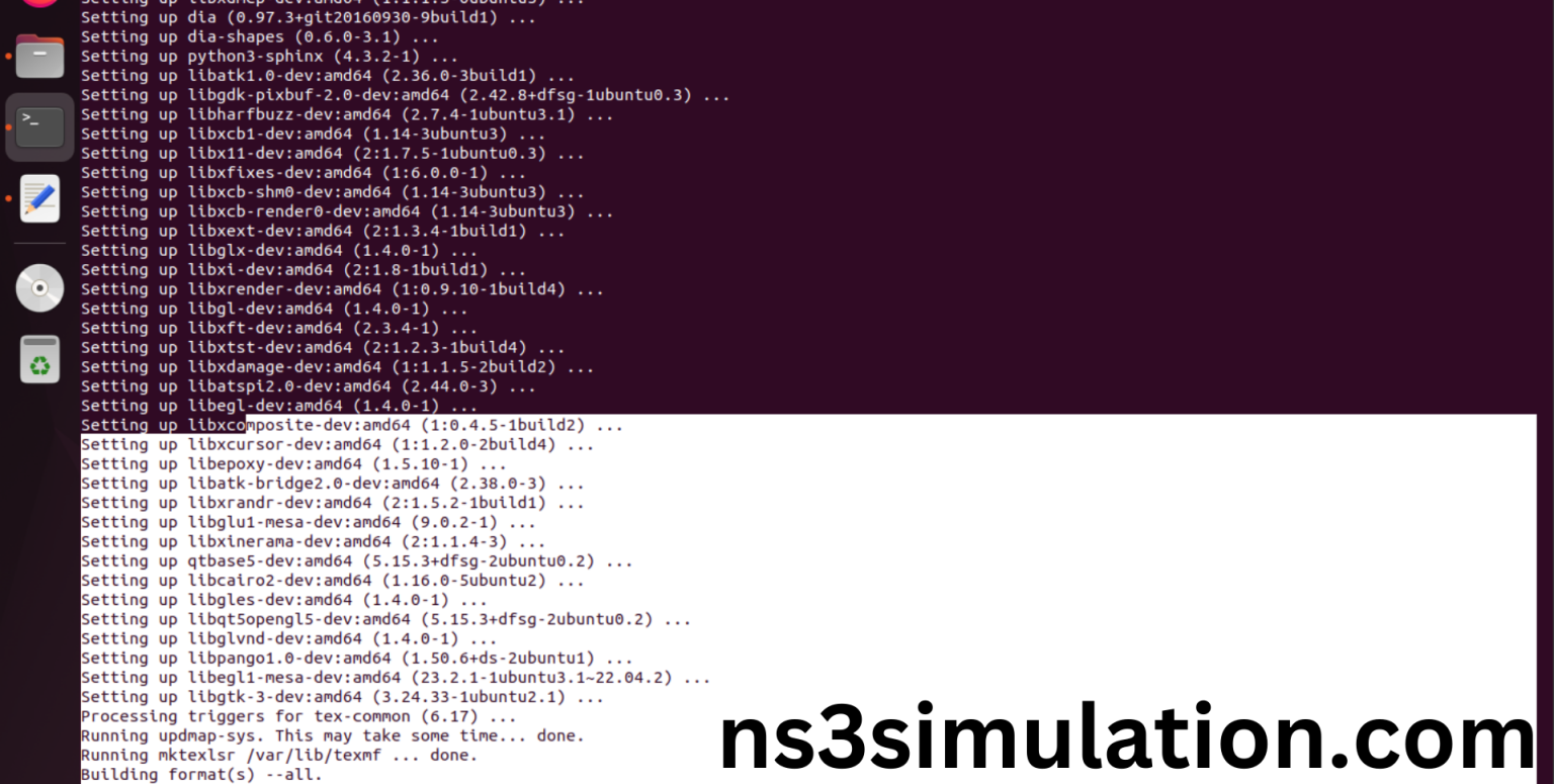 How to install NS 3.42 Ubuntu 22.04