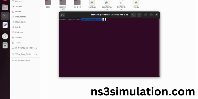How to install NS 3.42 Ubuntu 22.04