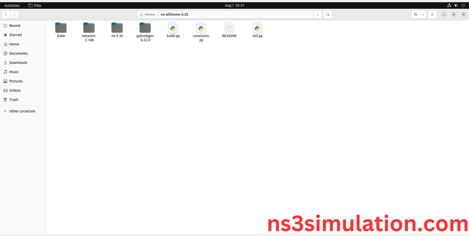 How To Run Netanim And Pyviz Packages In Ns3