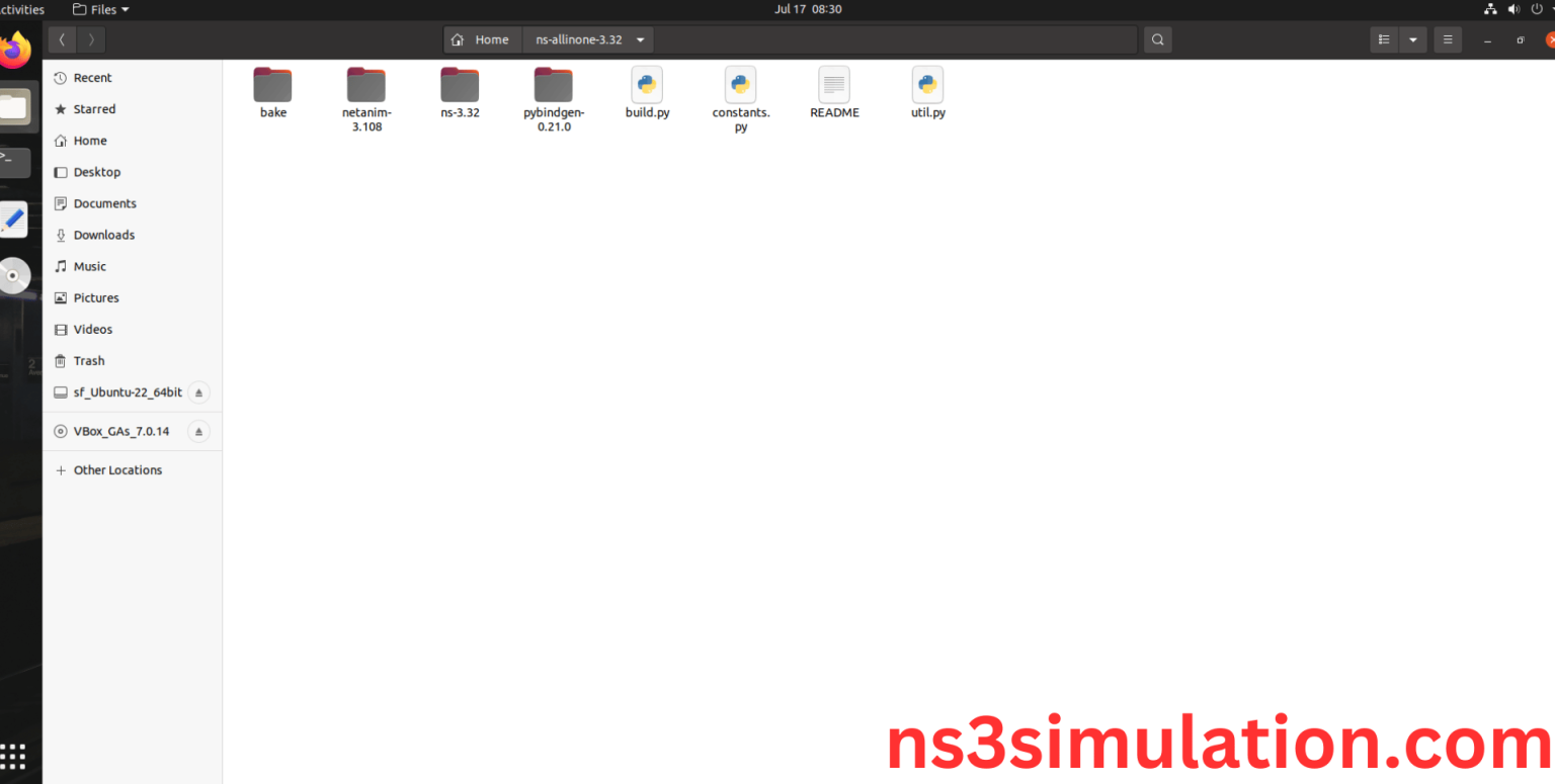 How to install NS 3.32 in UBUNTU
