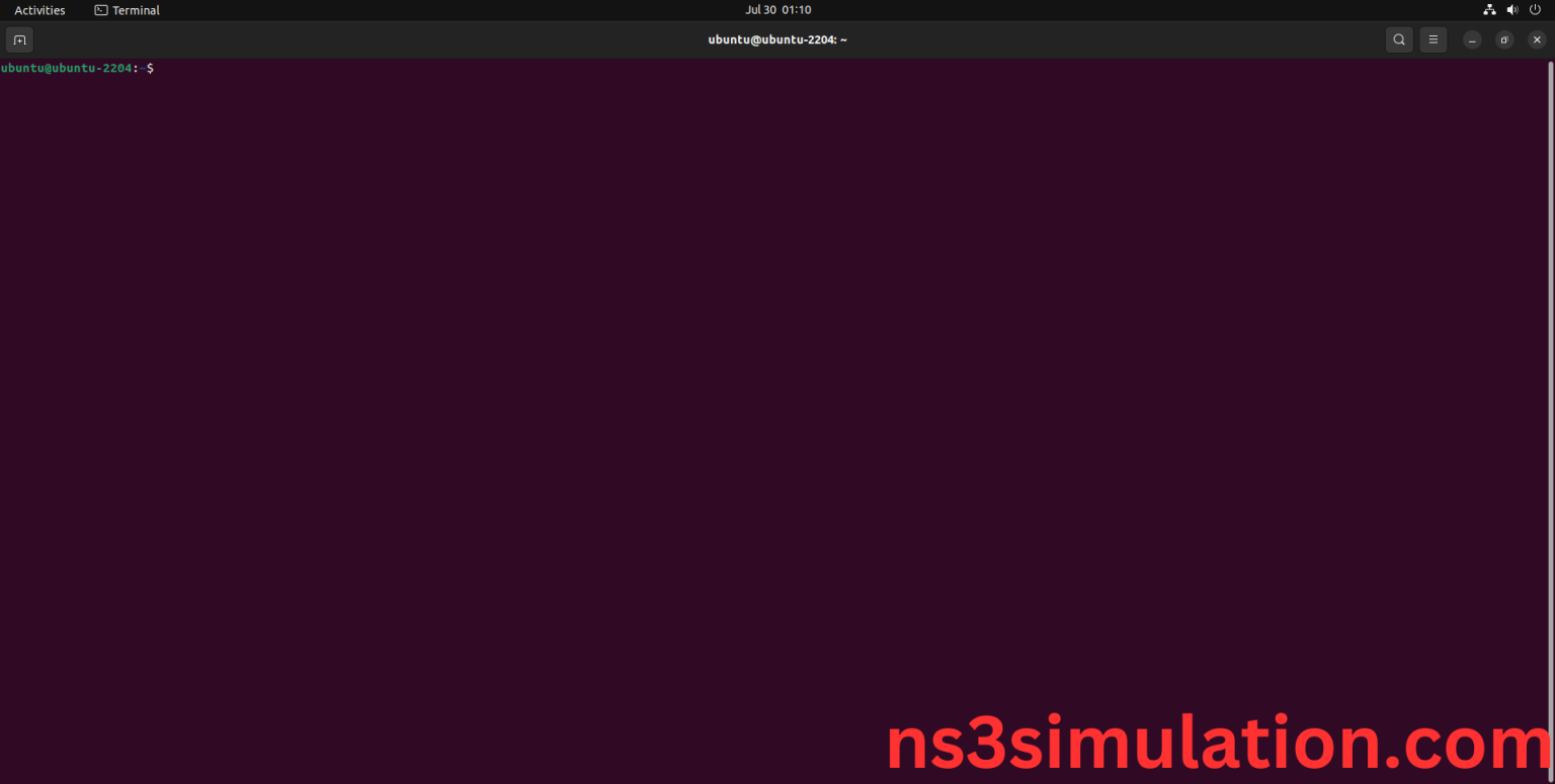 How To Run Netanim And Pyviz Packages In Ns3