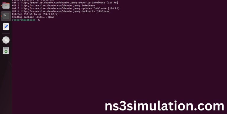 How to install NS 3.42 Ubuntu 22.04